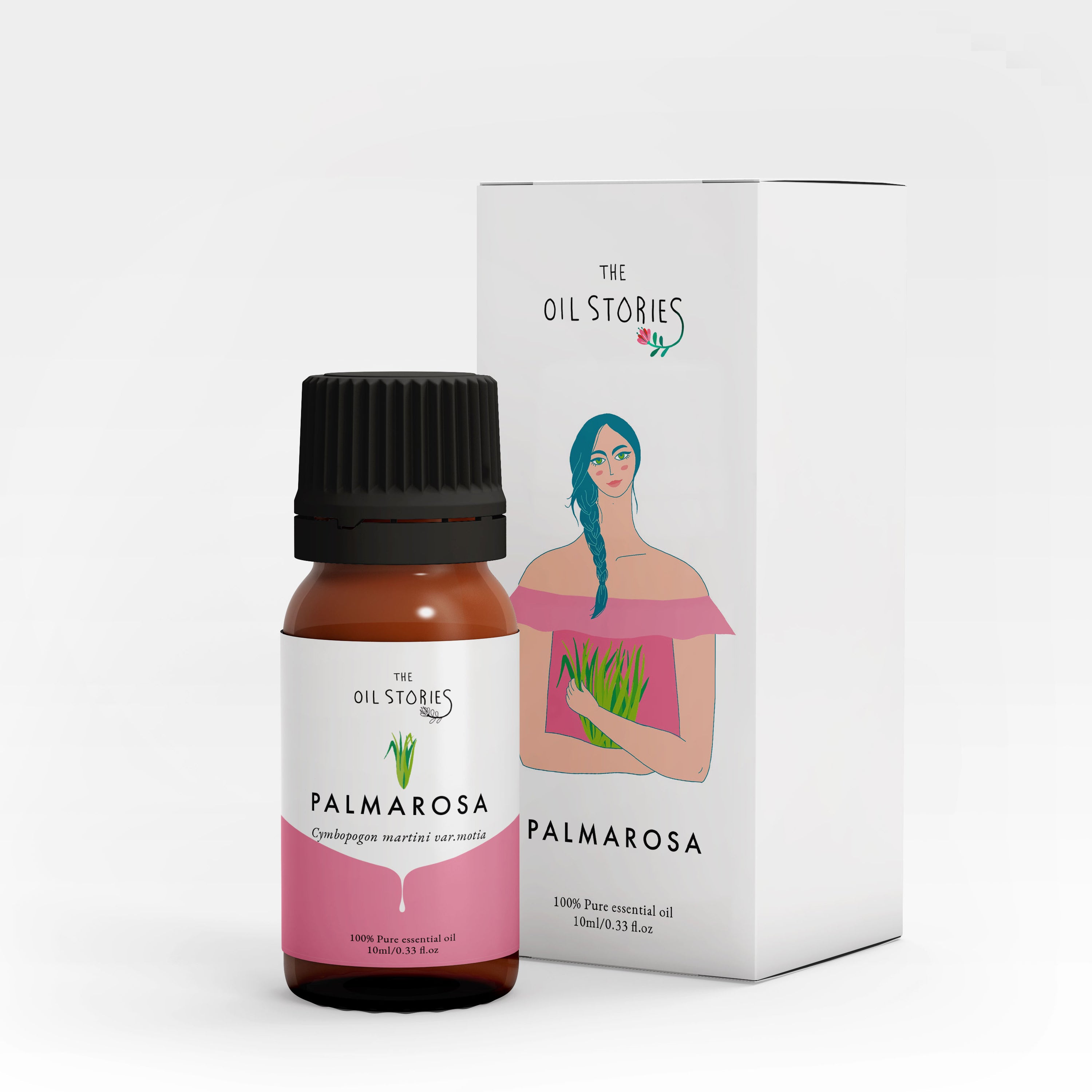 Palmarosa Essential Oil (10 ml) | The Oil Stories